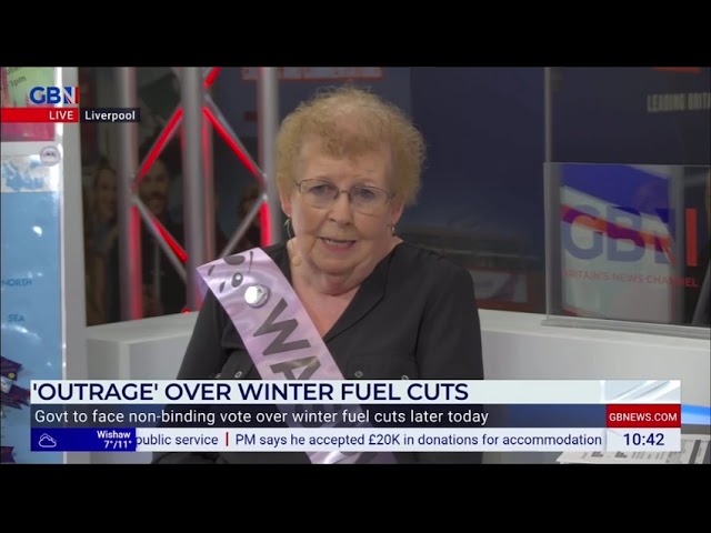 WASPI Chair Angela Madden interview on GB News at the Labour Party ...